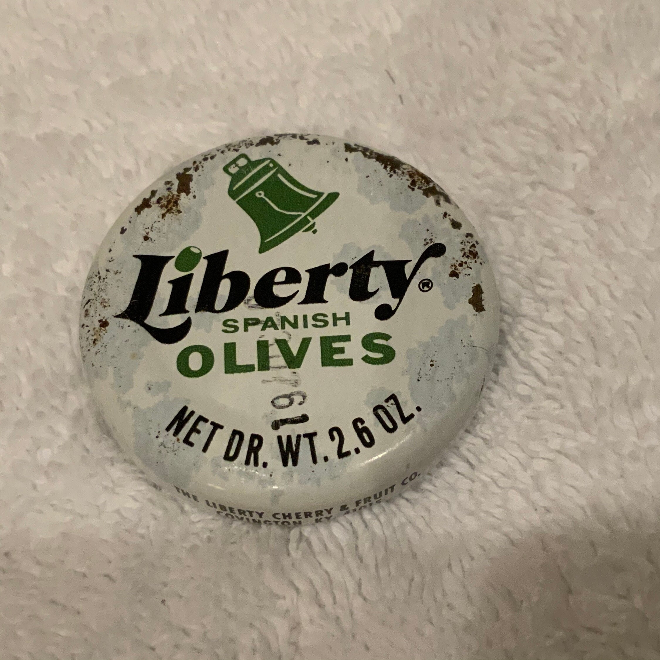 Vintage Liberty Bicentennial | Spanish Olives | Liberty Bell Jar | With ...