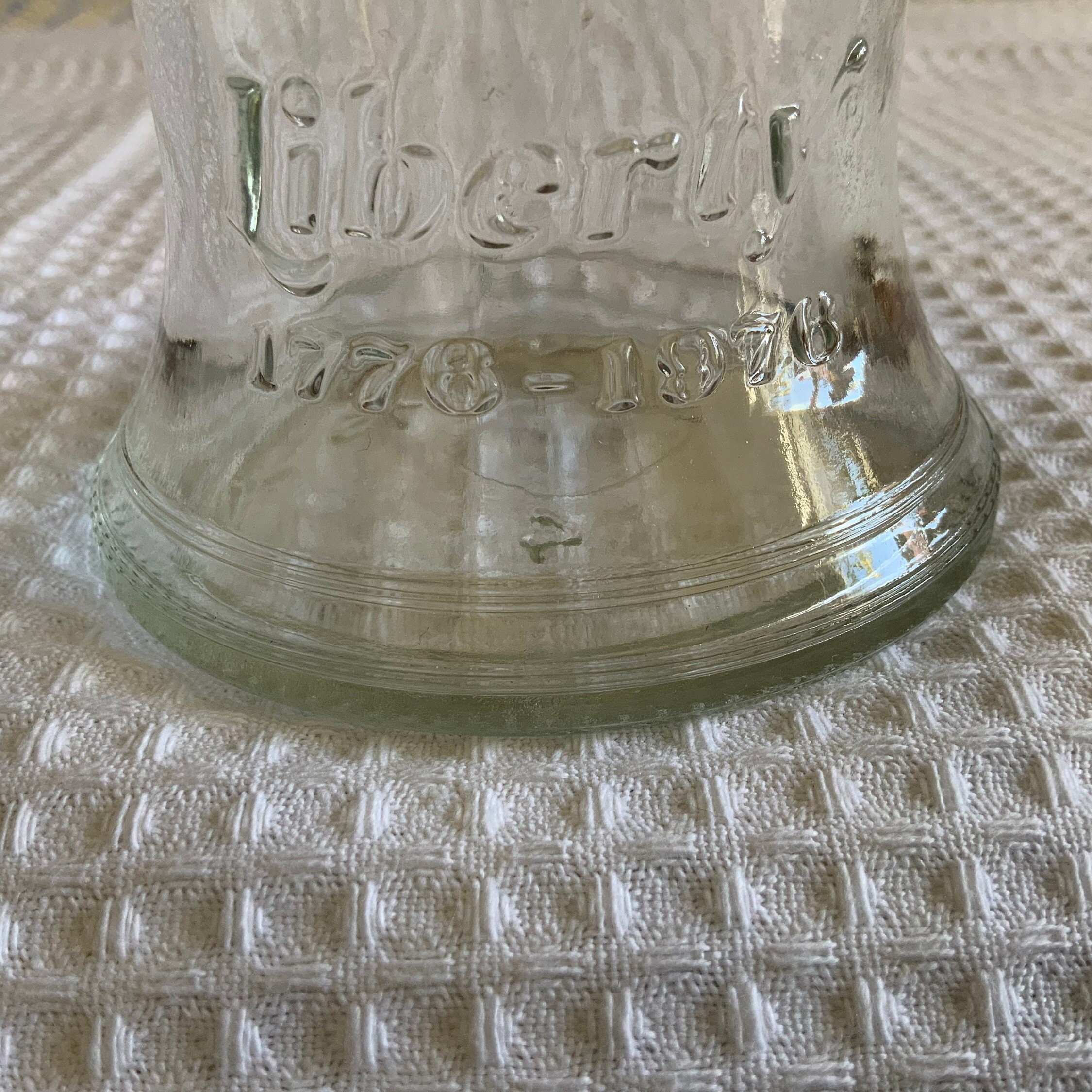 Vintage Liberty Bicentennial | Spanish Olives | Liberty Bell Jar | With ...