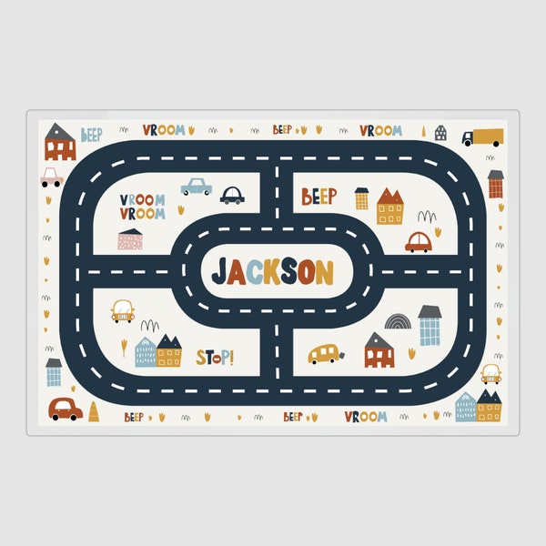 Race Track Rug - Etsy