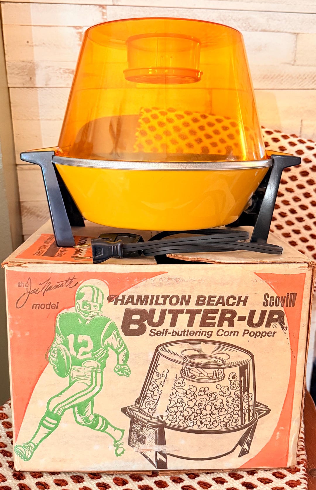 Hamilton Beach Joe Namath Butter-up Popcorn Popper New in Box - Etsy