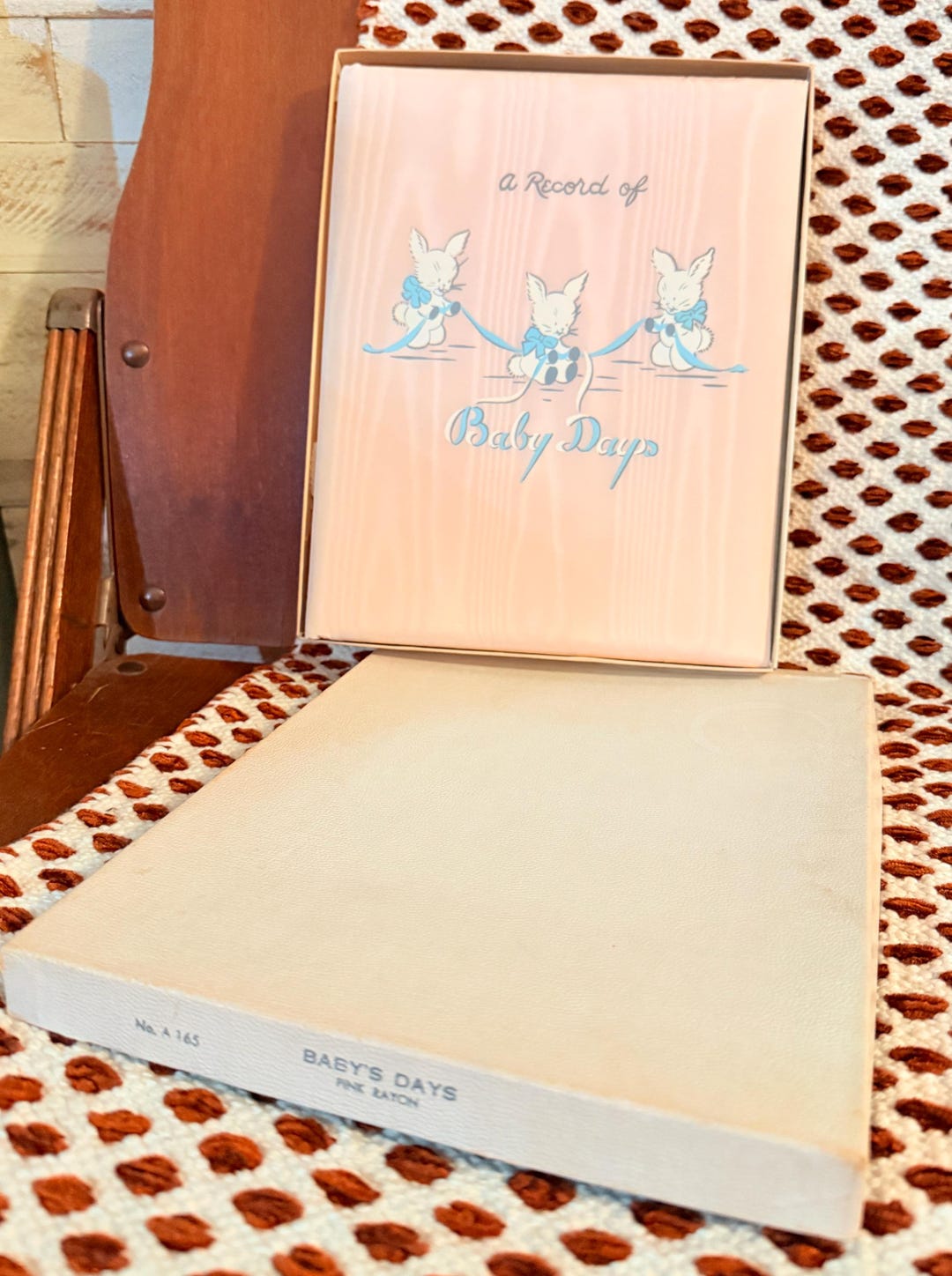 C.R. Gibson & Co. baby Days Padded Record Book Pink Rayon Color - Etsy