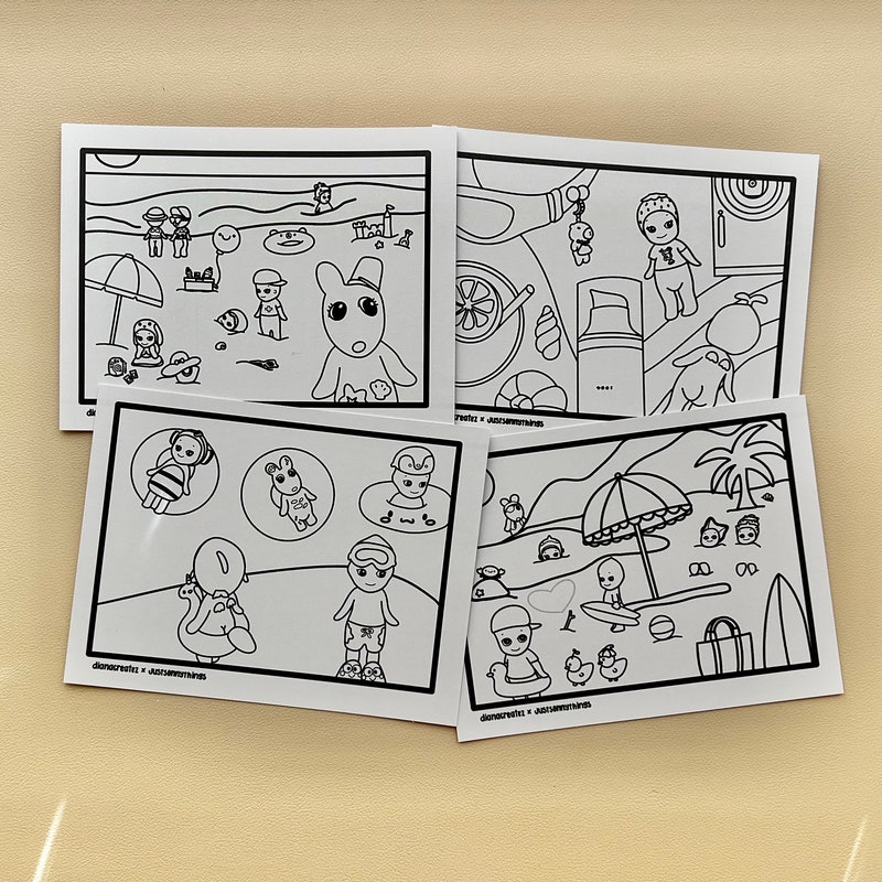 Sonny Angel Coloring Pages - Etsy