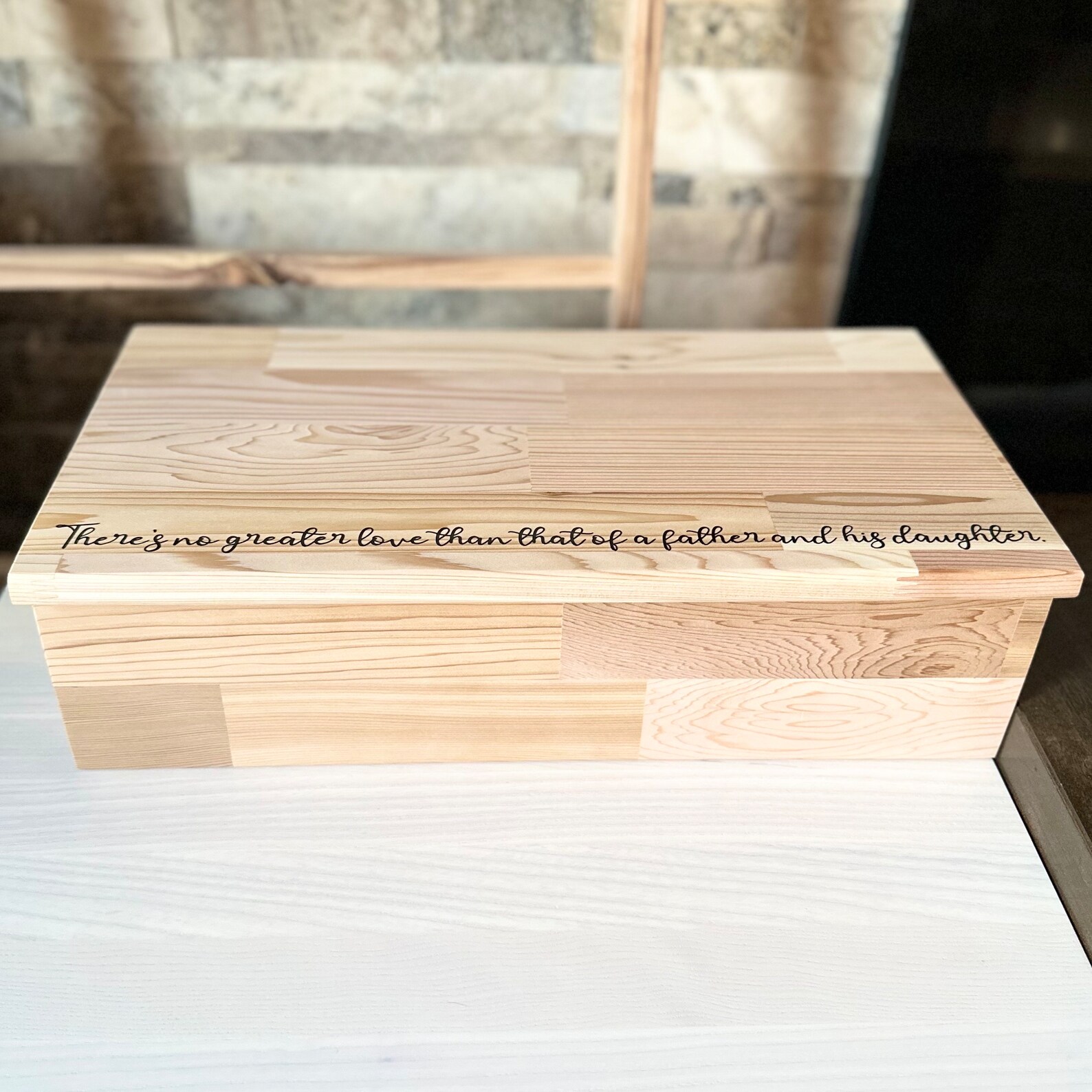 Rustic Cedar Keepsake Box A Timeless Treasure for Your Memories - Etsy