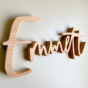 12 Inch Cedar Name Cut Out - Etsy