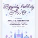 Bippity Boppity TWO, Second Year Old Birthday Party Invite - Etsy