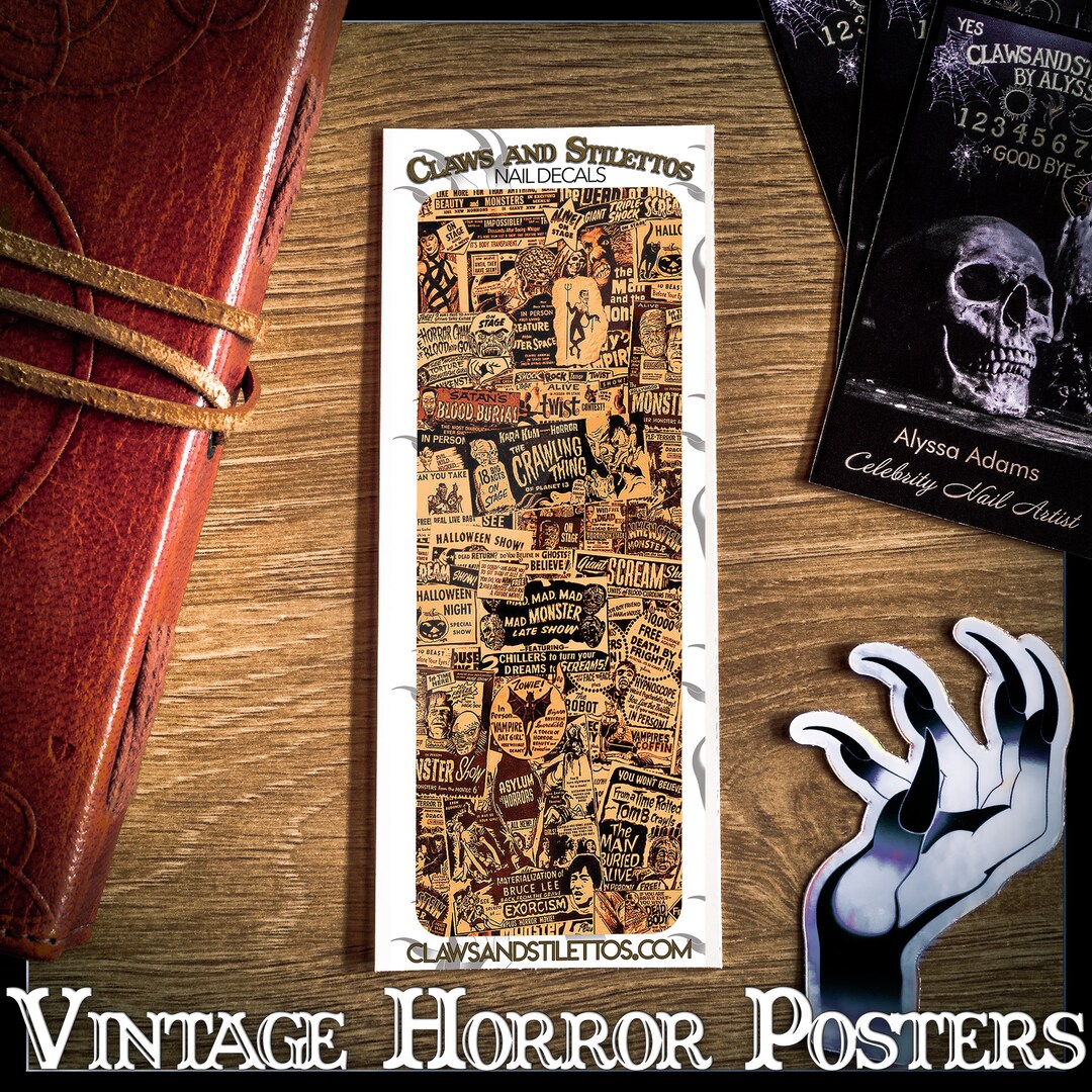 Vintage Horror Posters (full Sheet) - Etsy