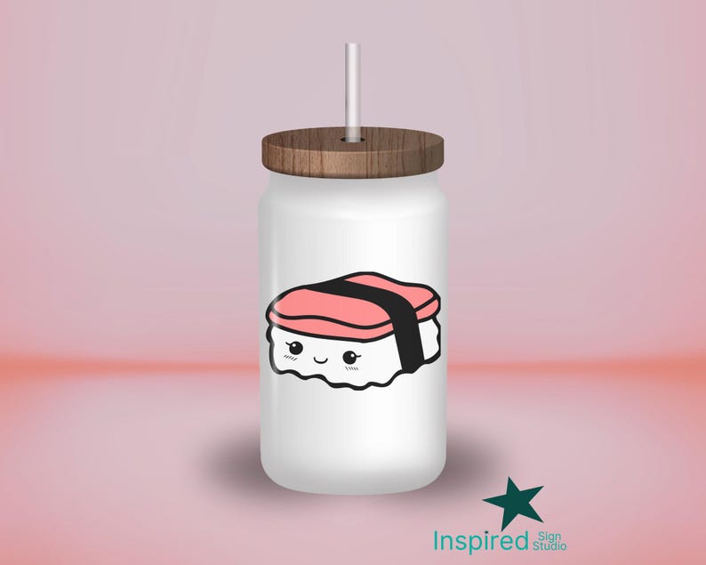 Kawaii Musubi (svg, Png, Jpg, Dxf) Clip Art Kids Coloring Page (digital ...