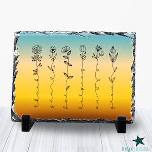 Teacher Sublimation Design for Slate, Flower Garden Quote, Thank You ...