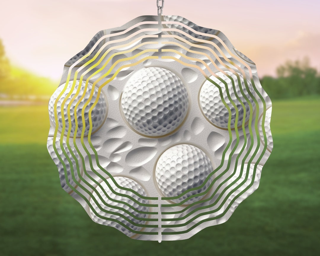 3D Wind Spinner PNG, Golf Balls Sublimation Design for Men, Fathers Day ...