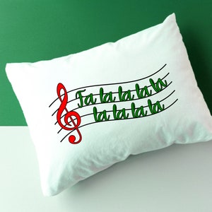 Fa La La Christmas Carol SVG: Sheet Music Design (digital Download) - Etsy