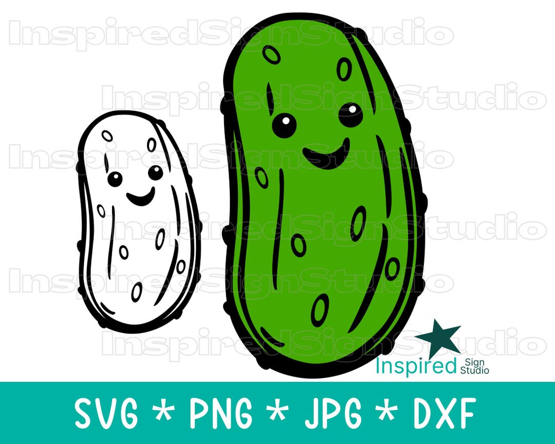 Pickle SVG, Cute Pickle PNG File, Funny Food Sublimation Design for ...