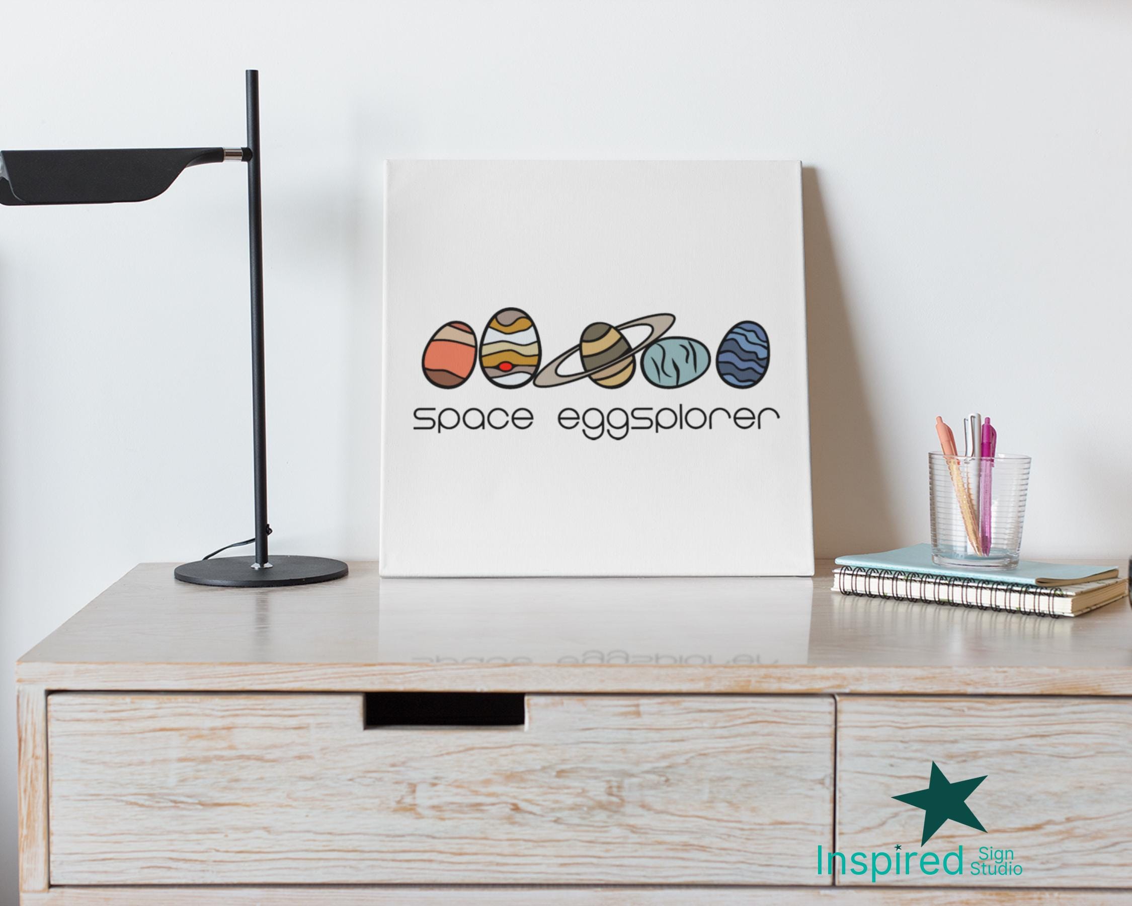 Space Eggs SVG, Easter Outer Space PNG, Planet Easter Egg, Astronomy ...
