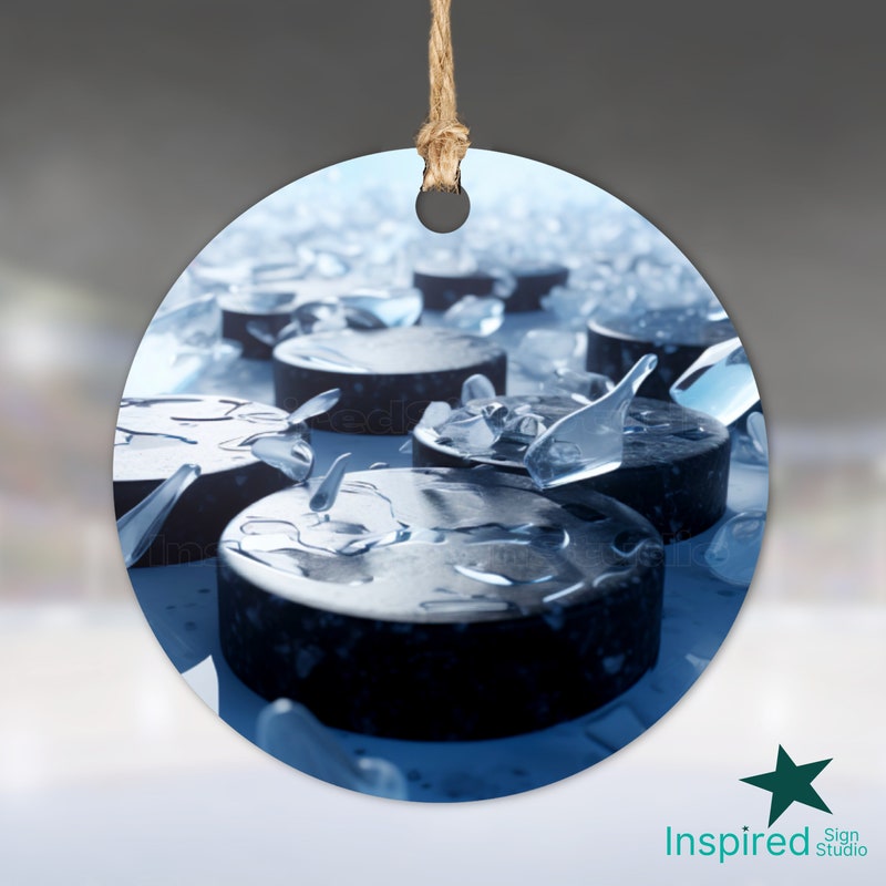 3d Hockey Puck Ornament - Etsy Canada
