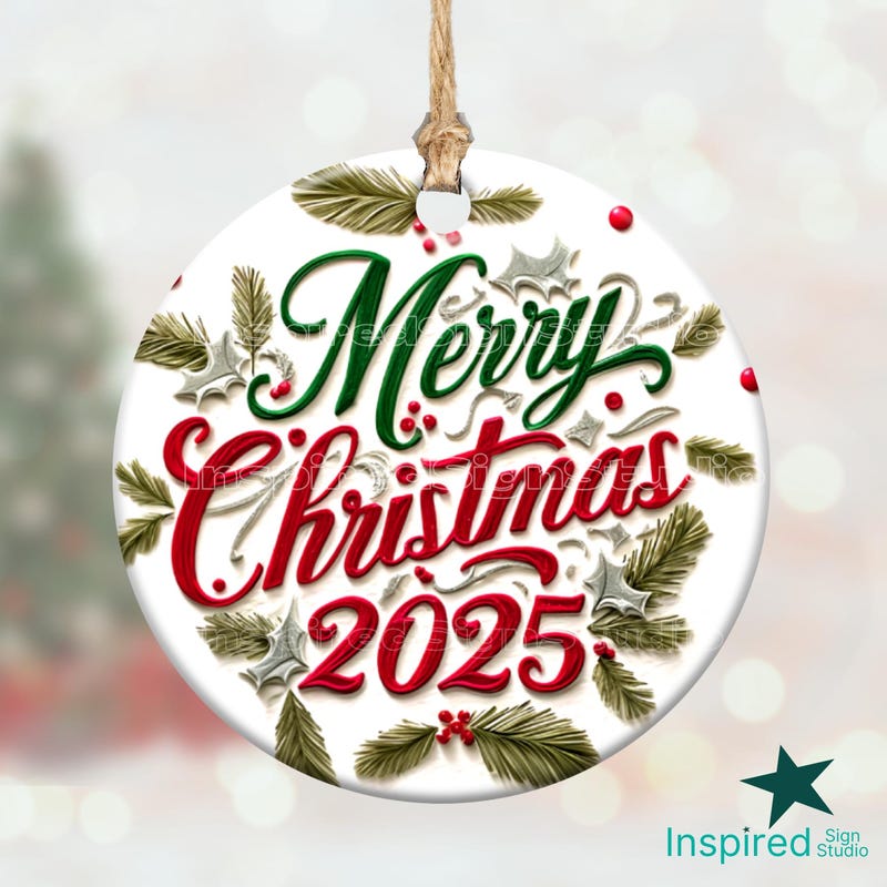 Christmas Ornaments 2025 File - Etsy
