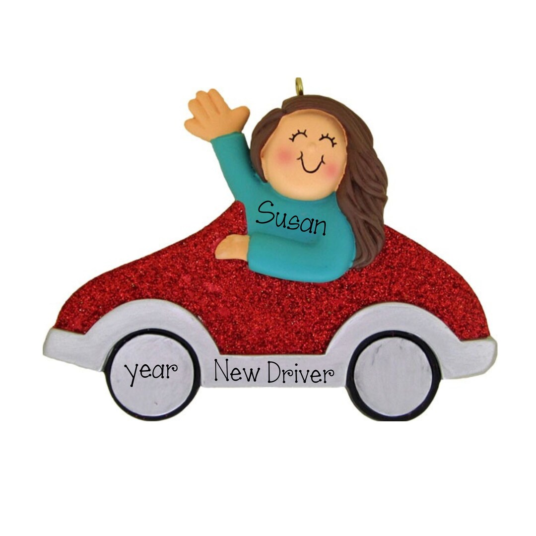 Personalized New Driver Ornament 2023~drivers License Christmas ...