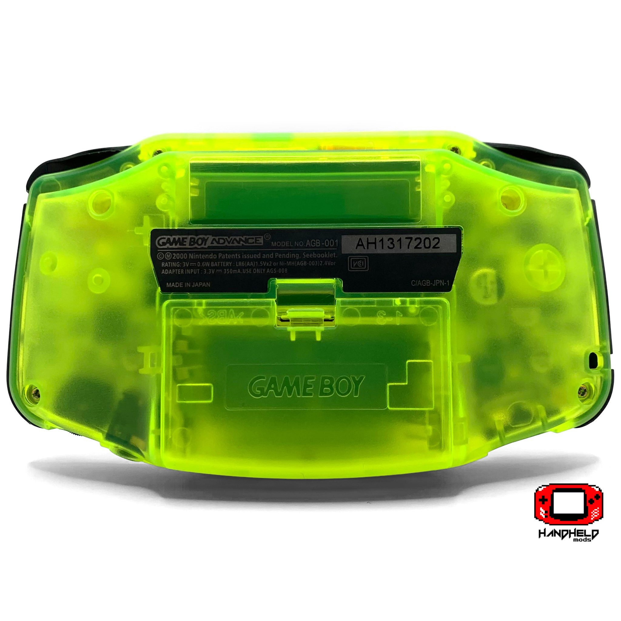 Gameboy Advance IPS Backlit Custom Bundle With E.V.A. Travel Case Alien ...