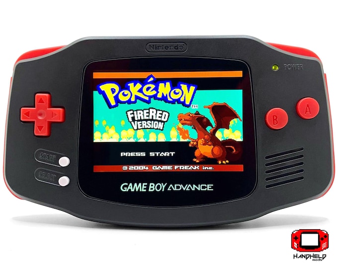 Gameboy Advance IPS Backlit Custom Bundle With E.V.A. Travel Case ...