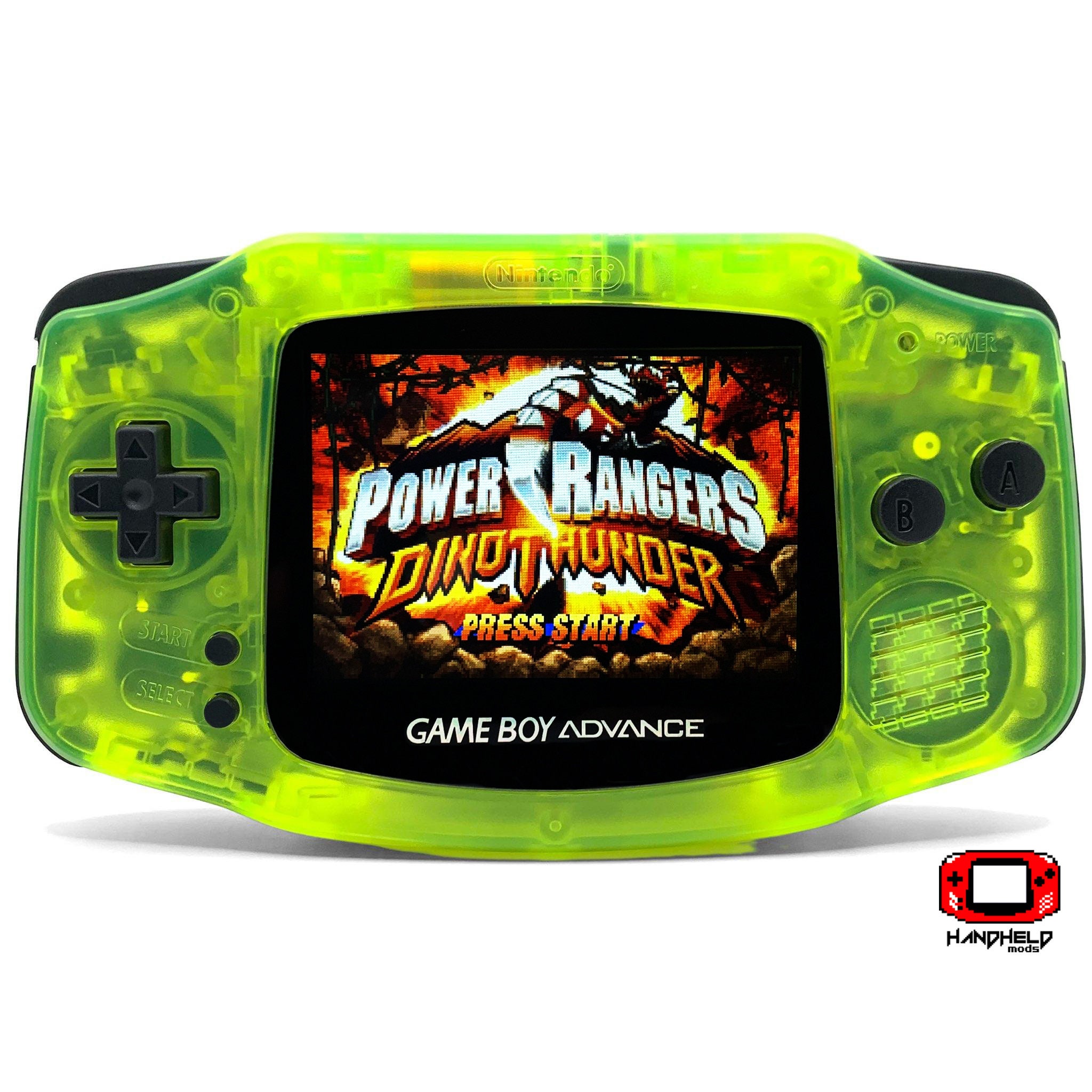 Gameboy Advance IPS Backlit Custom Bundle With E.V.A. Travel Case Alien ...