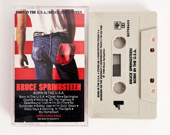 Bruce Springsteen Born in the Usa Cassette Tape - Etsy