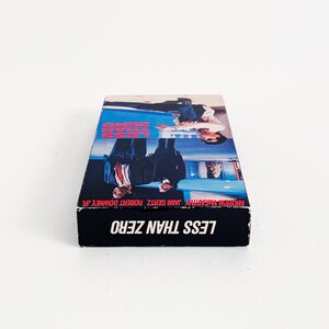 Less Than Zero - VHS Cassette Tape - Etsy