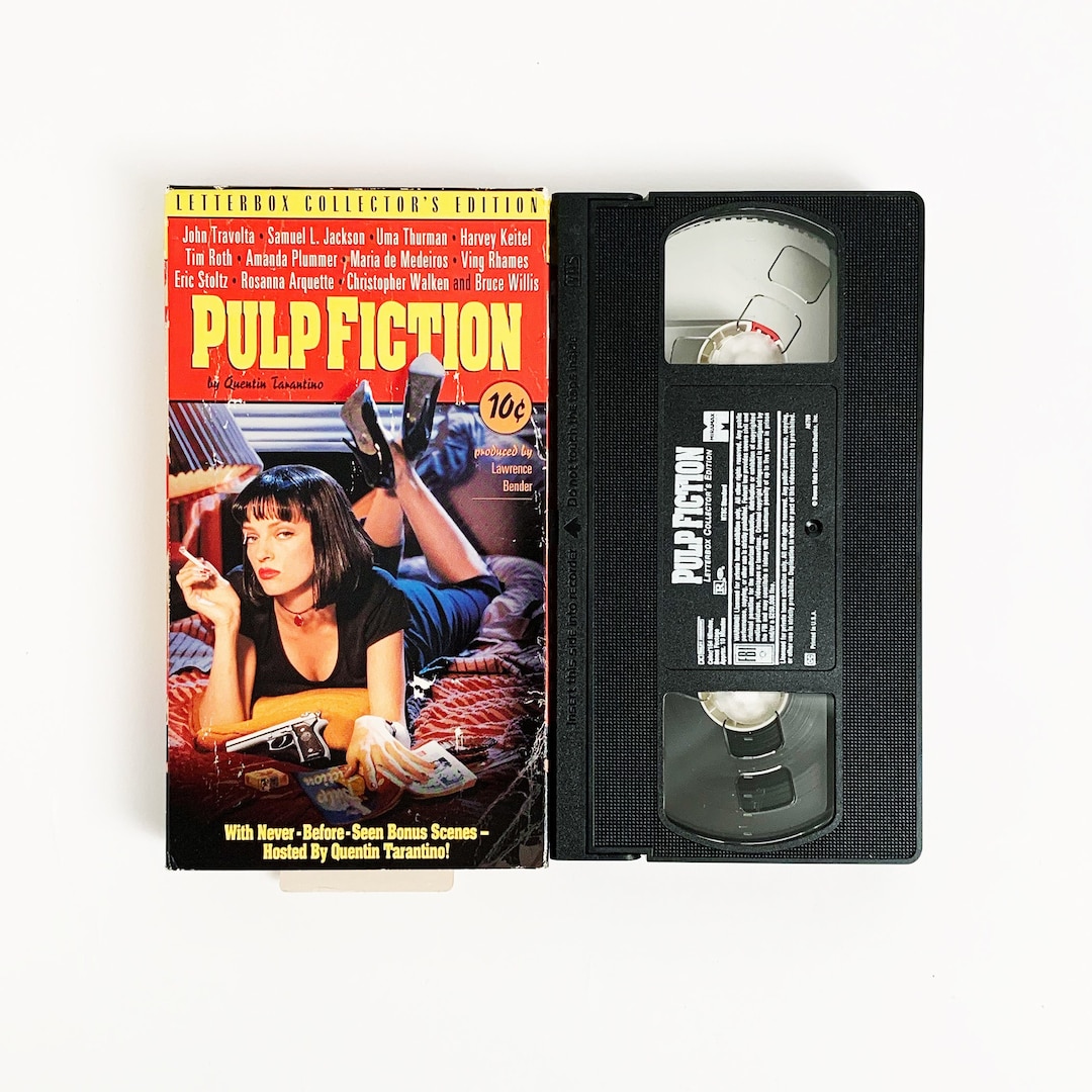 Pulp Fiction VHS Cassette Tape - Etsy