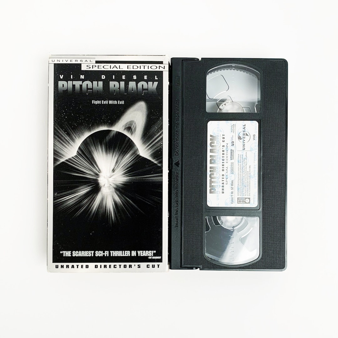 Pitch Black - VHS Cassette Tape - Etsy