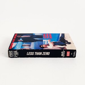 Less Than Zero - VHS Cassette Tape - Etsy