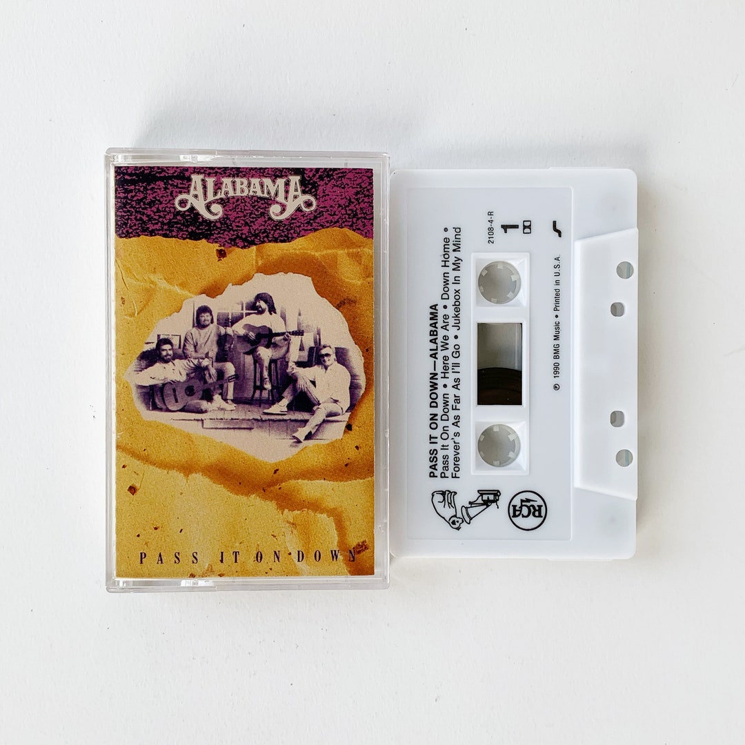 Pass It Down - Alabama - Cassette Tape - Etsy