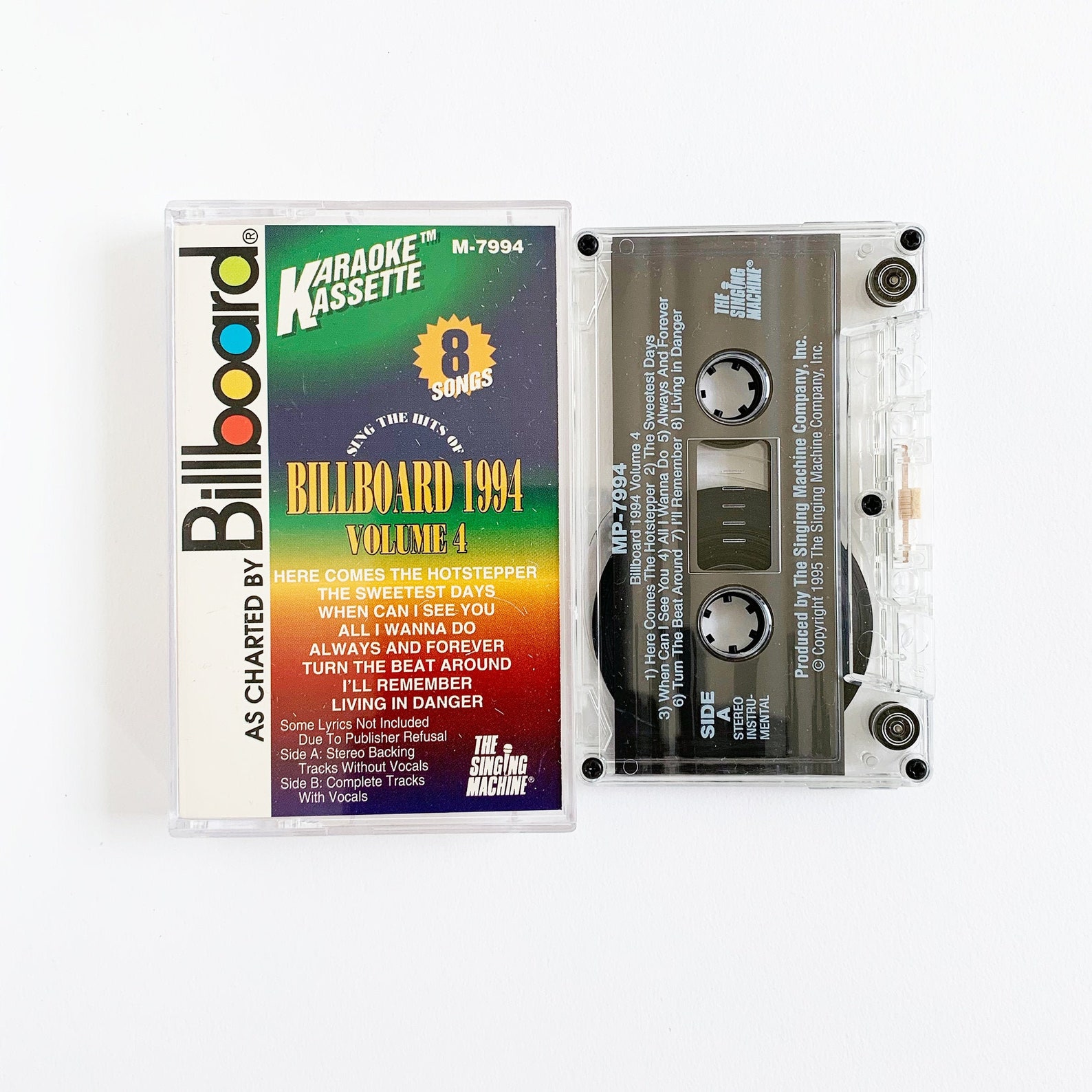 Karaoke Cassette Billboard 1994 Volume 4 Cassette Tape - Etsy