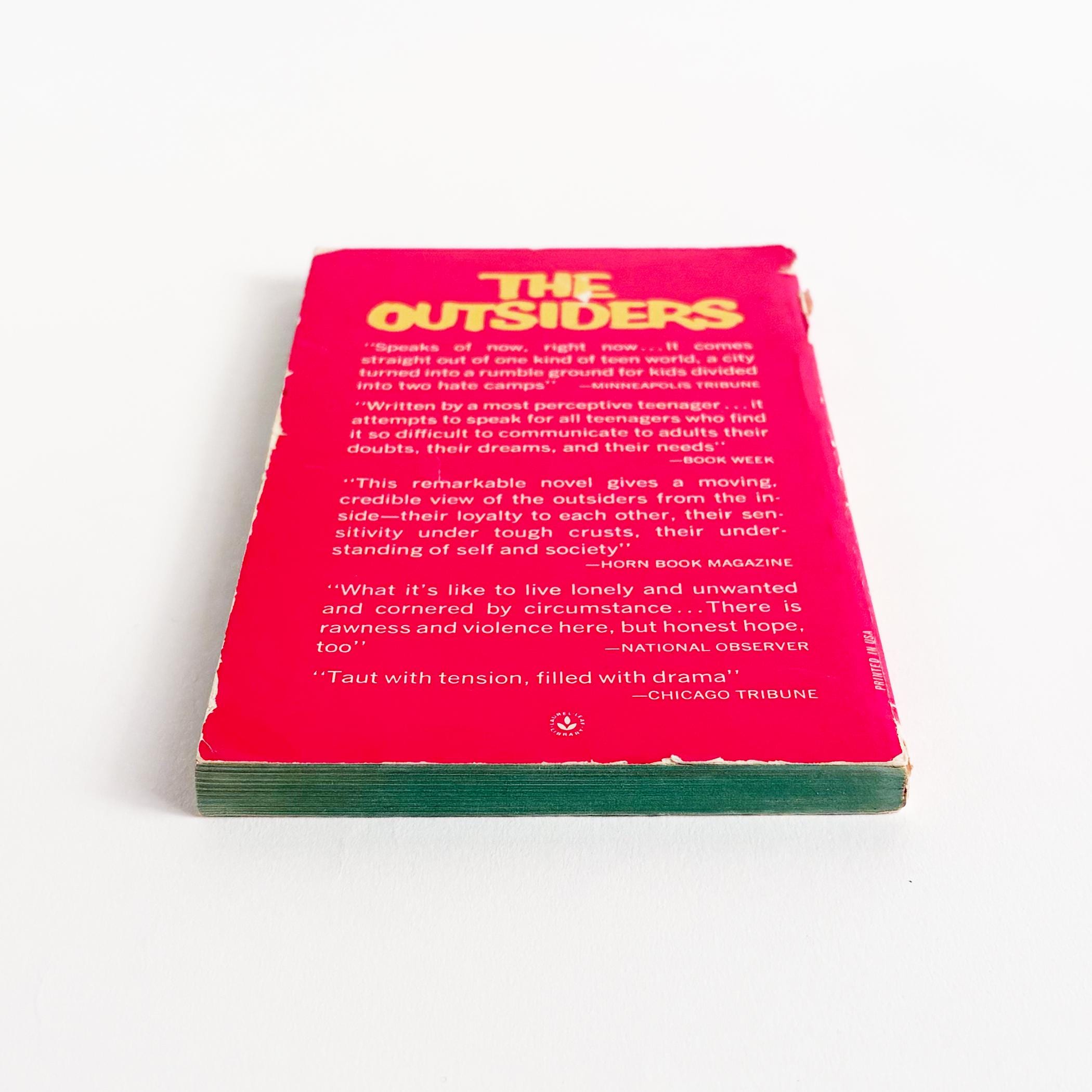 The Outsiders by S.E. Hinton Vintage Paperback Book - Etsy