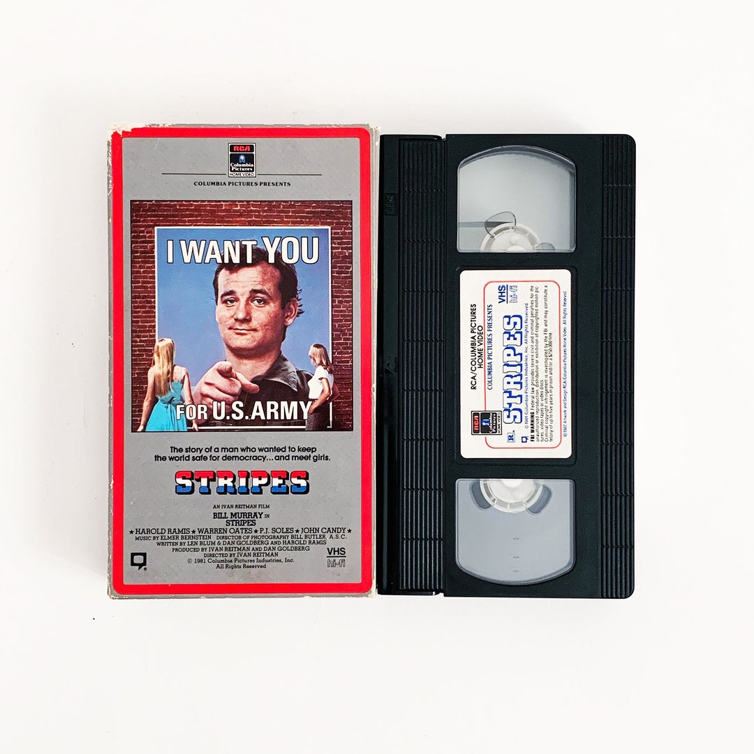Stripes - VHS Cassette Tape - Etsy