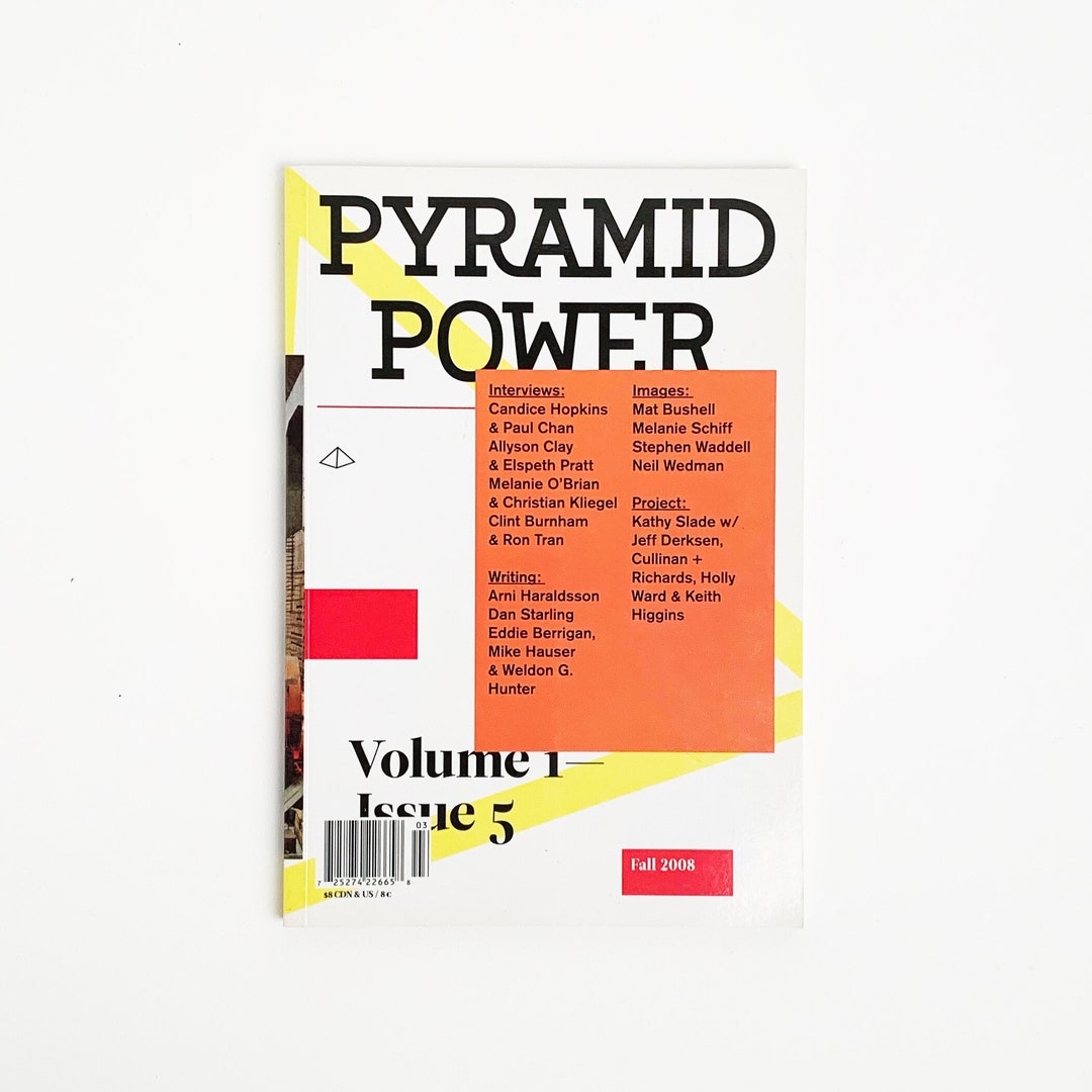 Pyramid Power Volume 1 Issue 5 Fall 2008 Magazine - Etsy