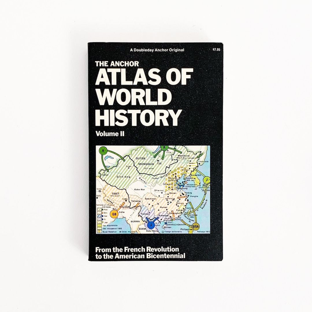 The Anchor Atlas of World History Volume 2 Vintage Paperback Book - Etsy
