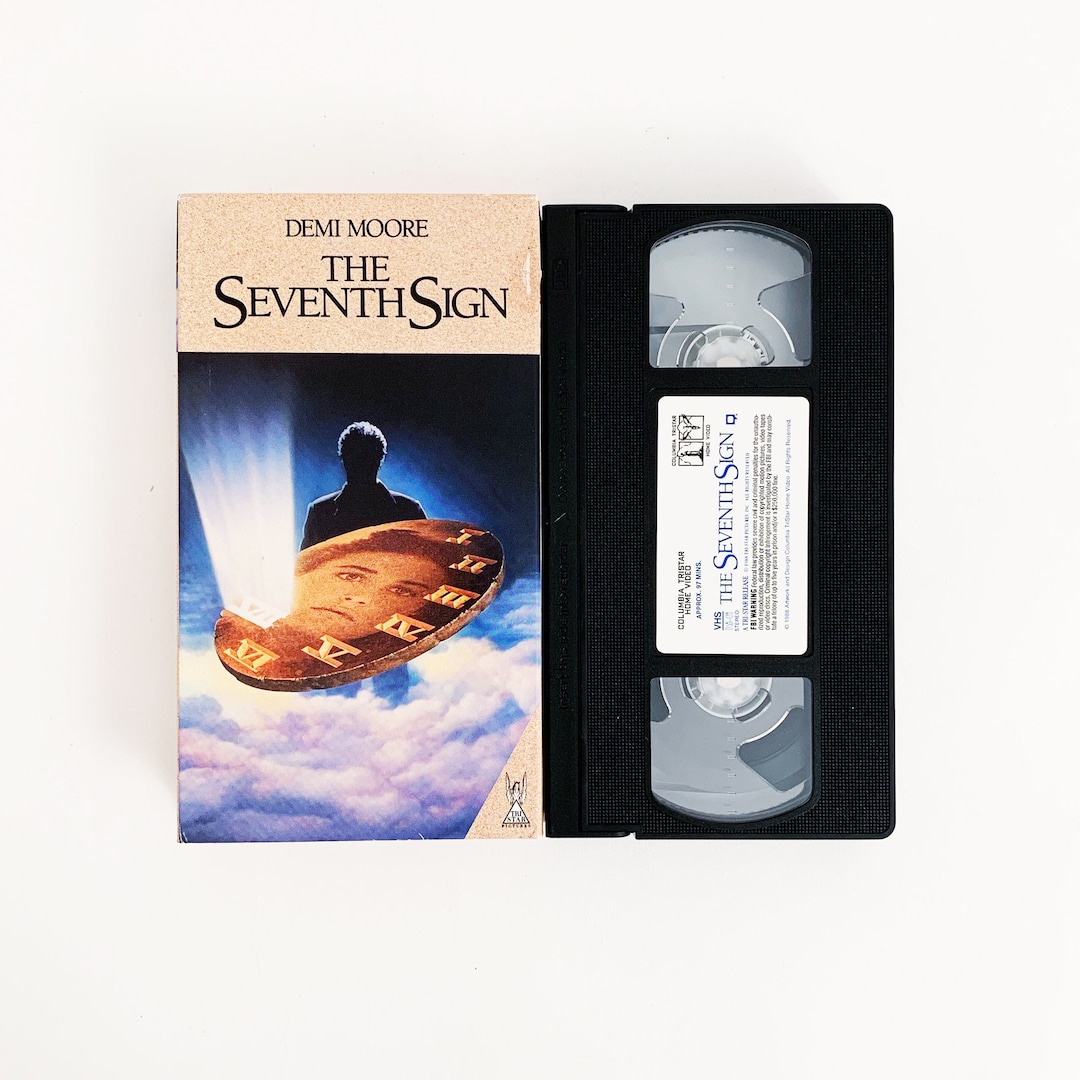 The Seventh Sign - VHS Cassette Tape - Etsy