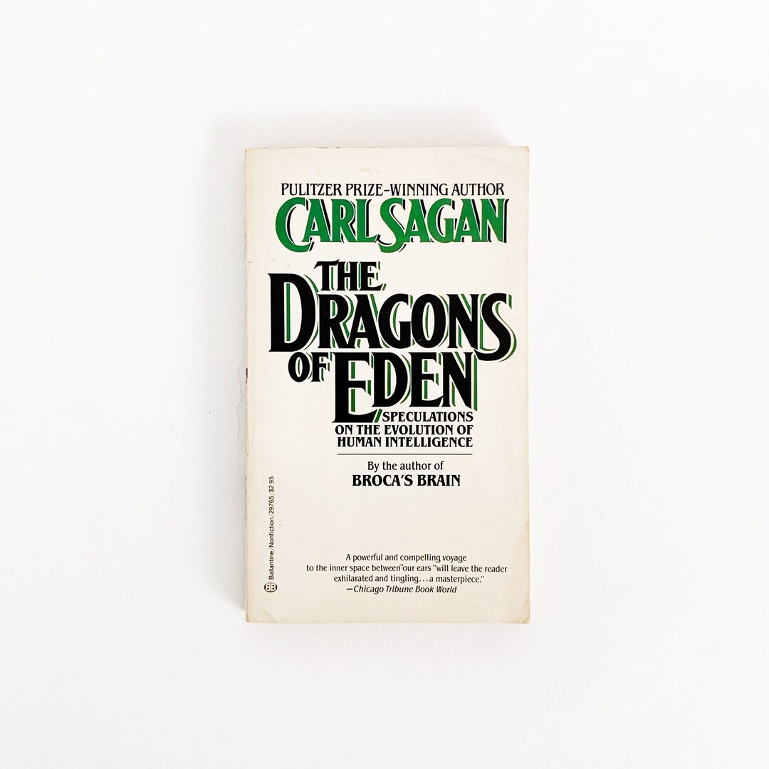The Dragons of Eden by Carl Sagan Vintage Paperback Book - Etsy