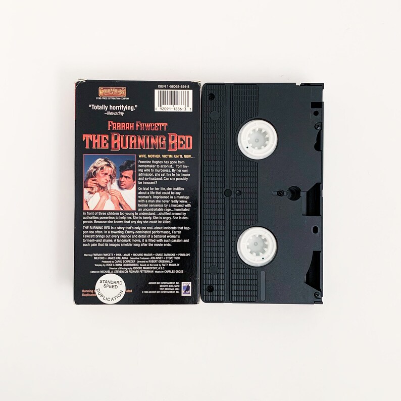 The Burning Bed VHS Cassette Tape - Etsy