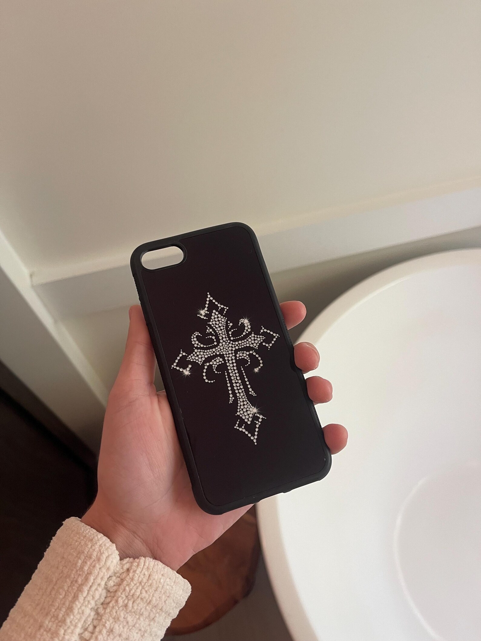Studded Cross Phone Case Aesthetic Grunge Cyber Goth Y2k Gift Trendy ...