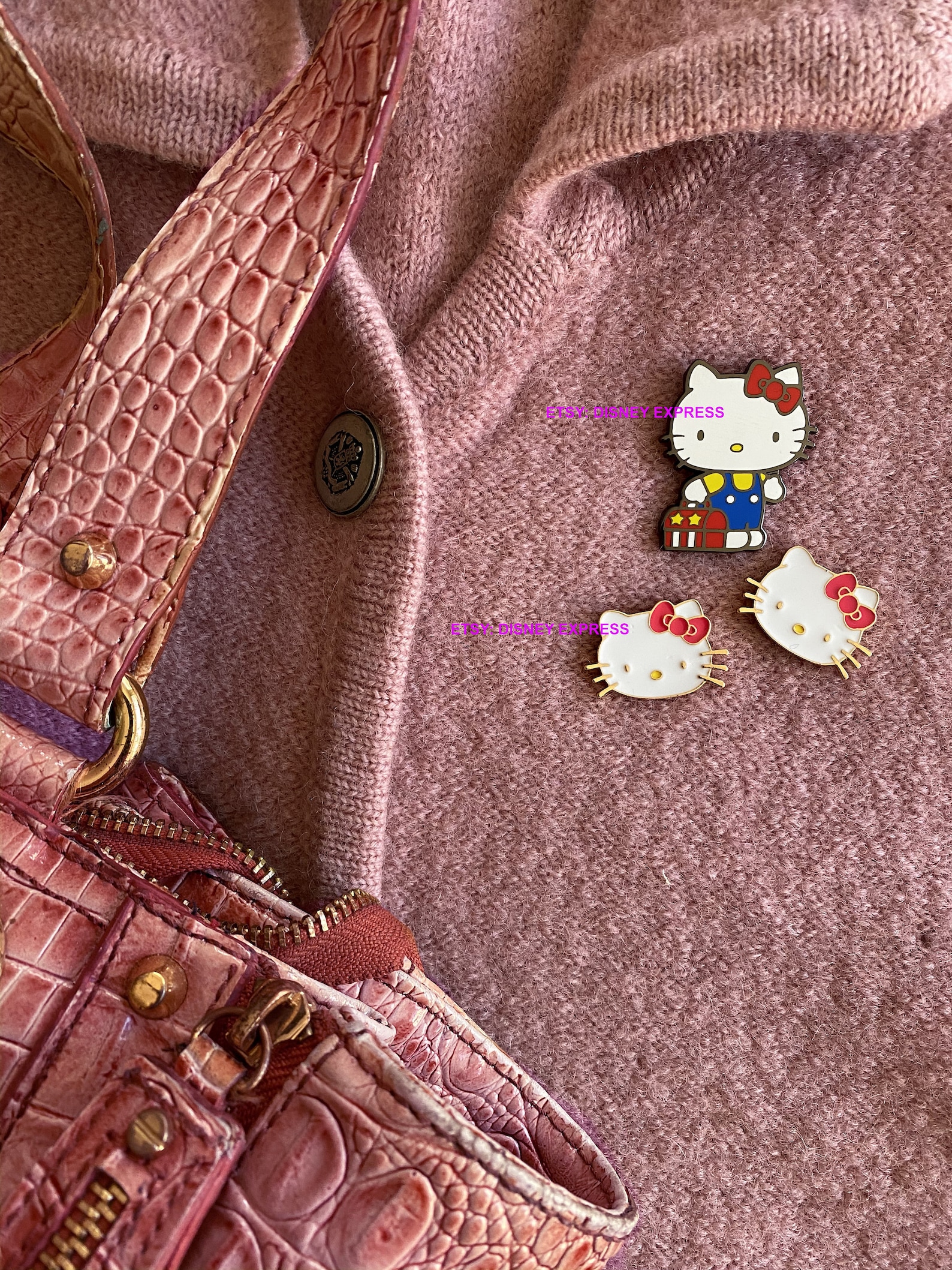 1x0.75 Small Pin Classic Cartoon Cute Lovely Face Cat Kitty Enamel ...