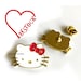 1x0.75 Small Pin Classic Cartoon Cute Lovely Face Cat Kitty Enamel ...