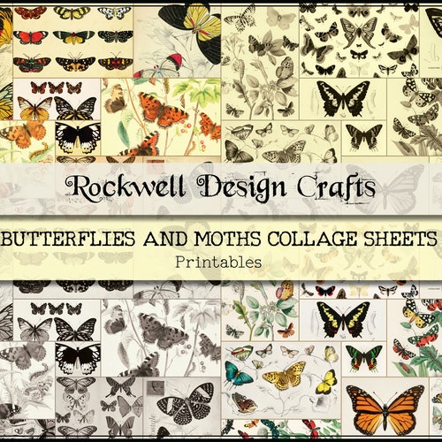 Collage Hodgepodge Snippets printables Junk Journal Pages - Etsy