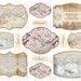 Shabby Lace Labels (JPG and PDF Printable Files) Junk Journal Ephemera ...