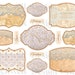 Shabby Lace Labels JPG and PDF Printable Files Junk Journal Ephemera ...