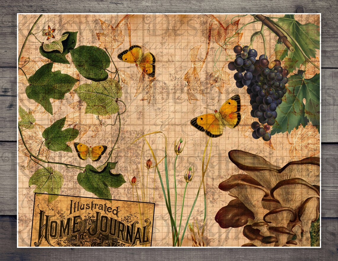 Nature Wonderland Journal Kit printables, Junk Journal Pages ...