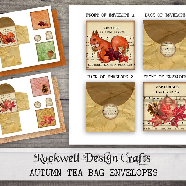 Tea Bag Envelopes - Etsy