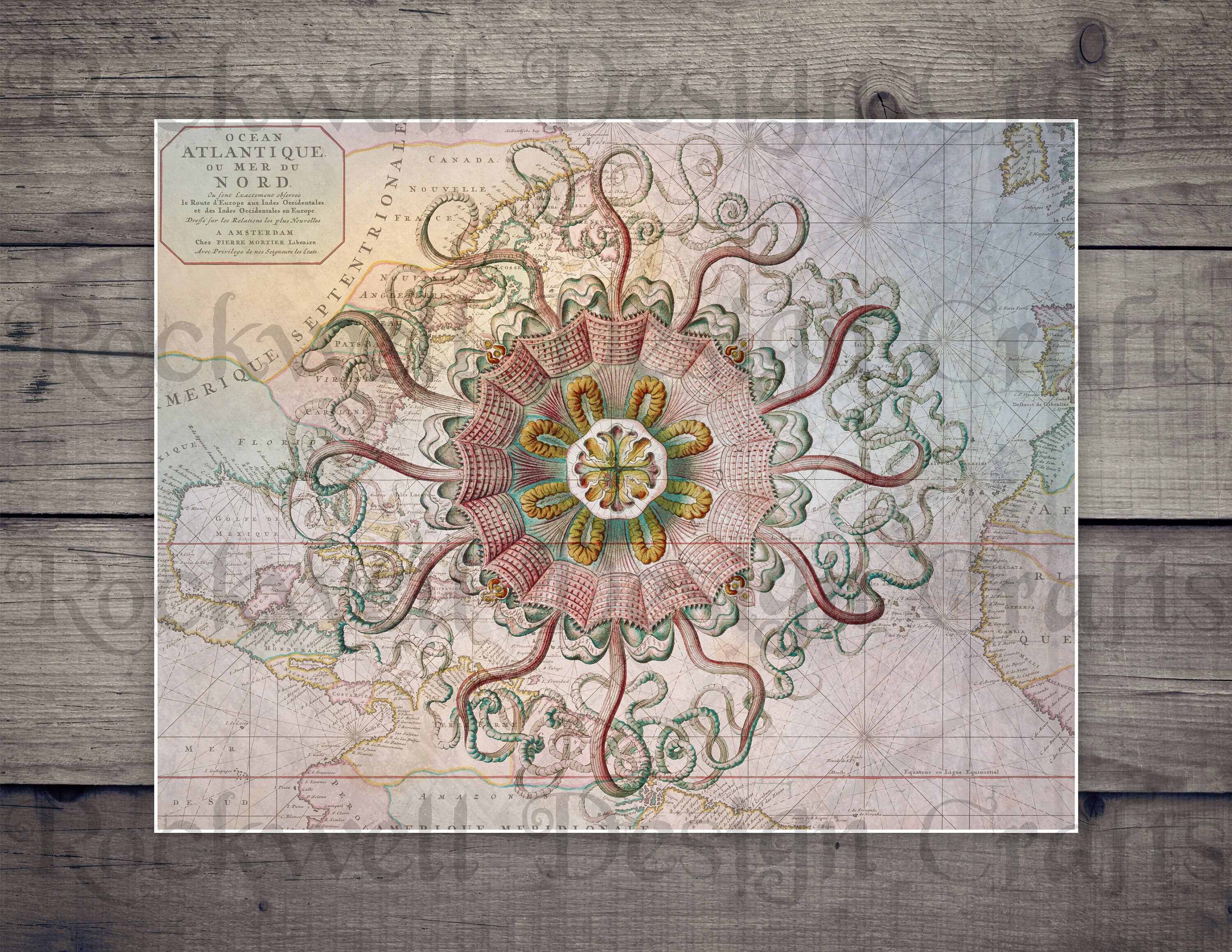 Ocean Wonders Collage Sheets printables, Junk Journal Pages ...