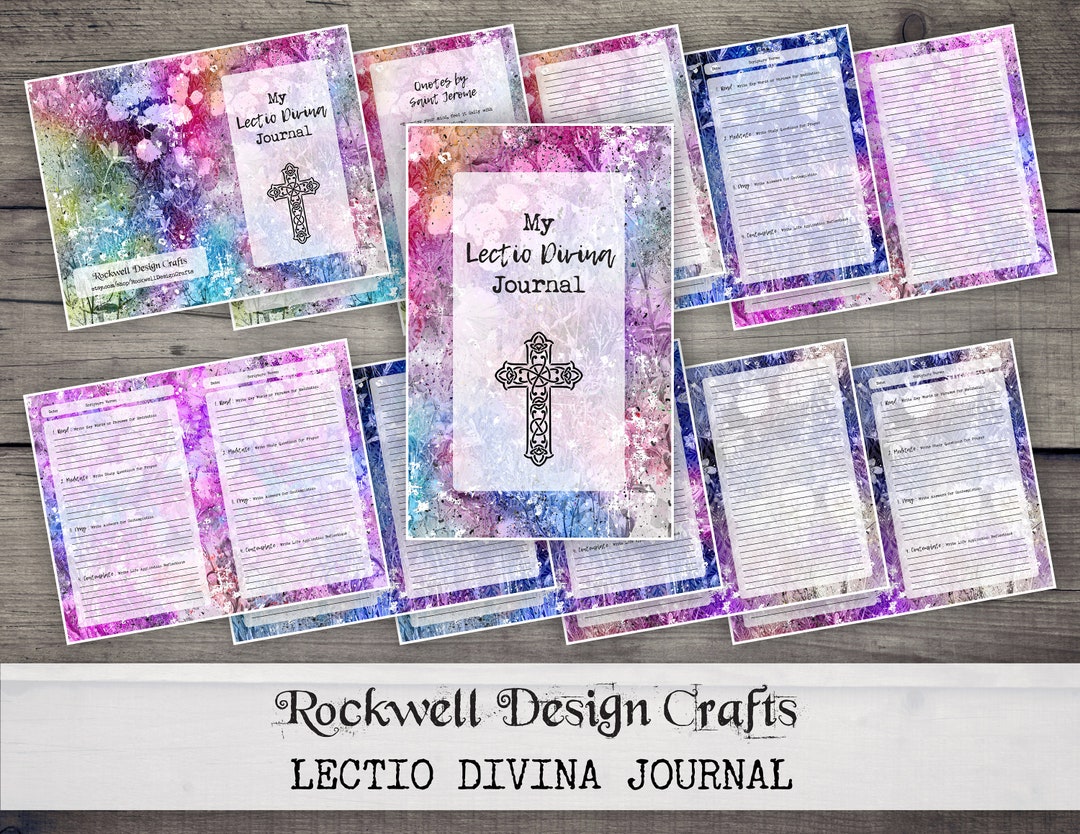 Lectio Divina Journal (printables), Christian Journal, Prayer Journal ...