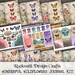 Grungy Slimline Journal Kit (digital Papers, Junk Journal Printables ...