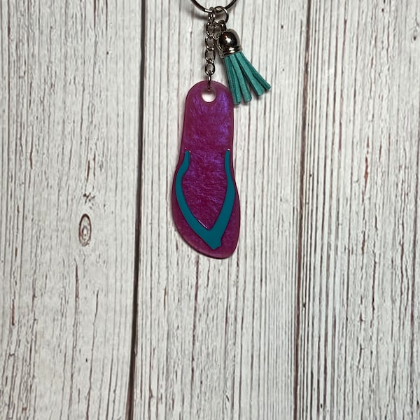 Flip Flop Key Chain - Etsy