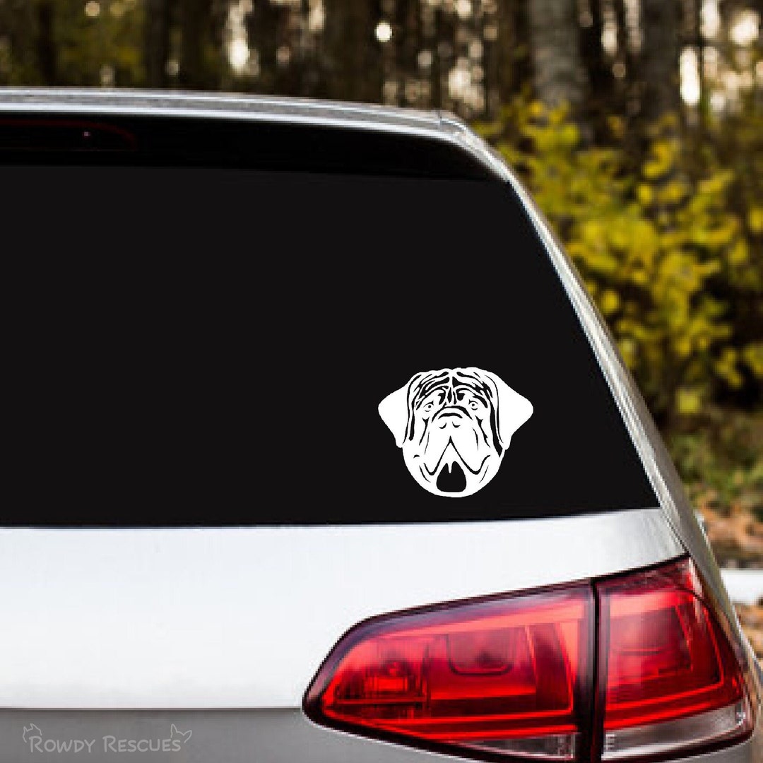 Mastiff Decal, Dog Decal, Custom Dog Mom Decal, Custom Mastiff Decal ...