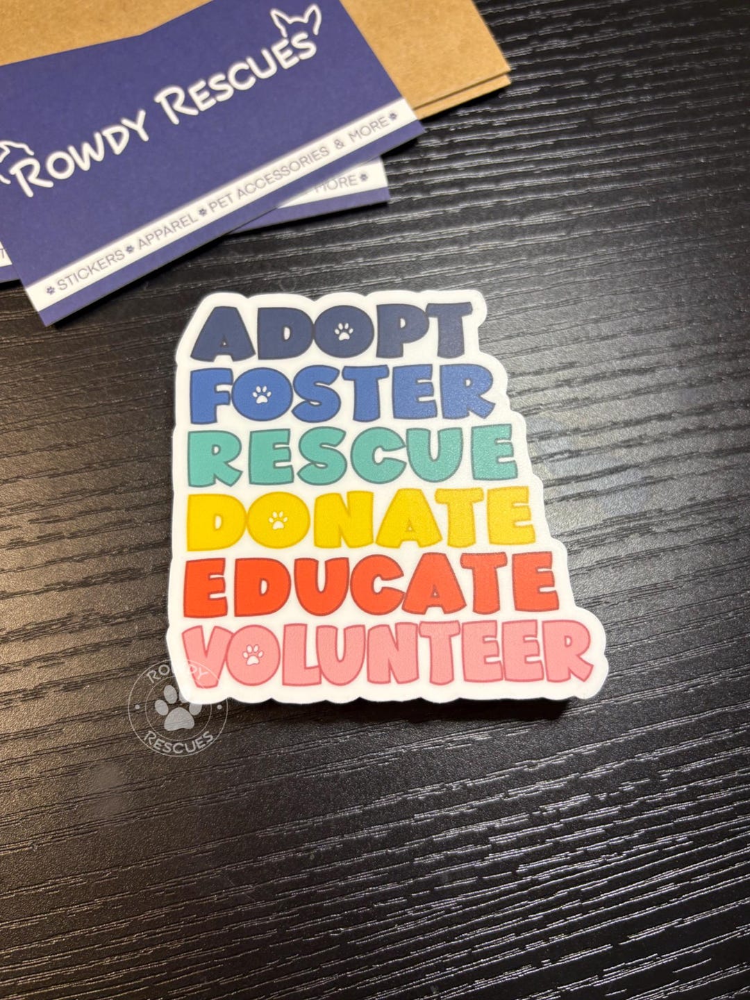 Dog Stickers, Adopt Foster Rescue Stickers, Waterproof Stickers ...